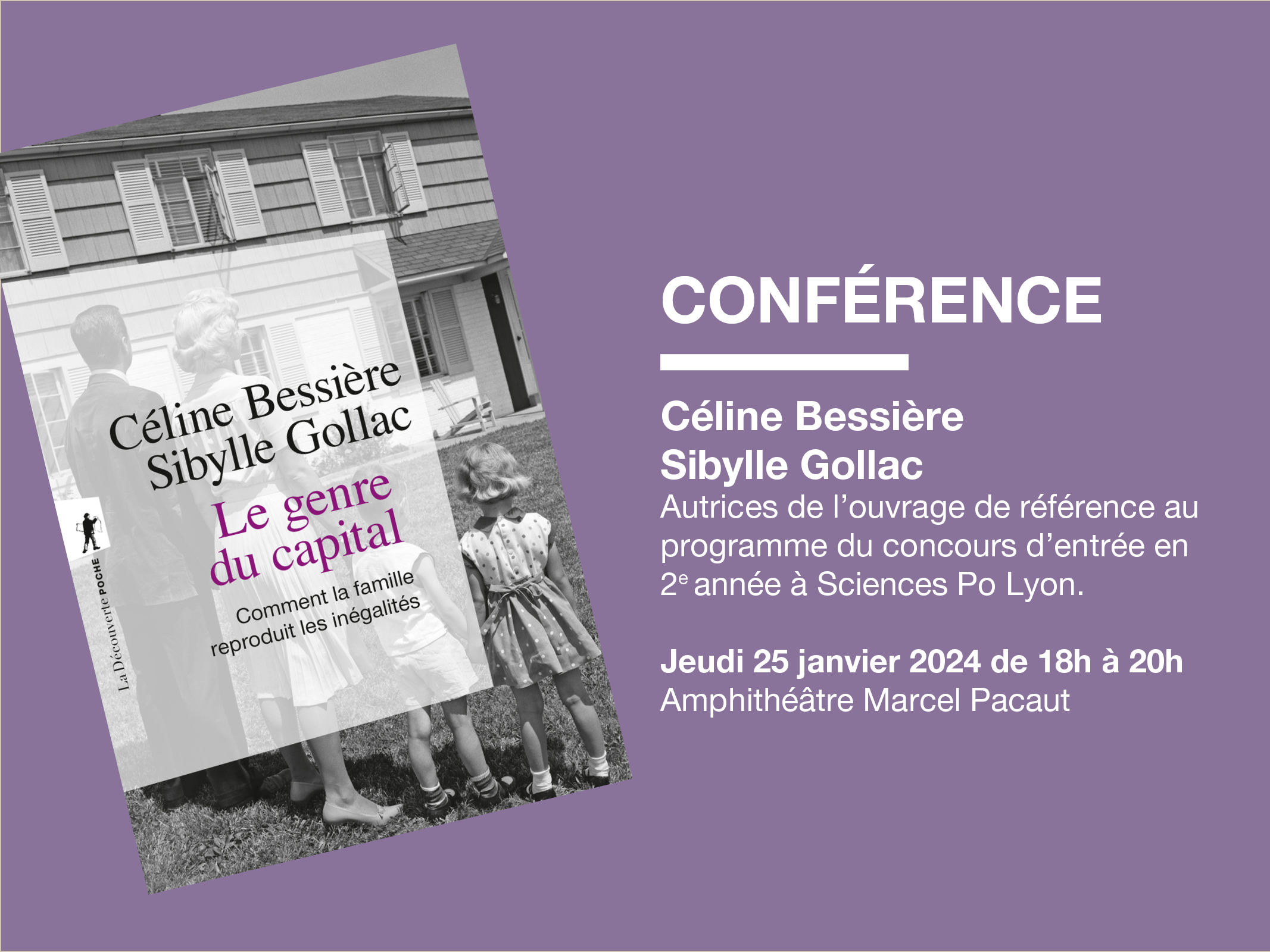 Conférence concours 2e année 2024 - Sciences Po Lyon